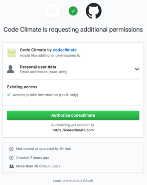 CodeClimate 環境構築