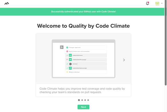 CodeClimate 環境構築